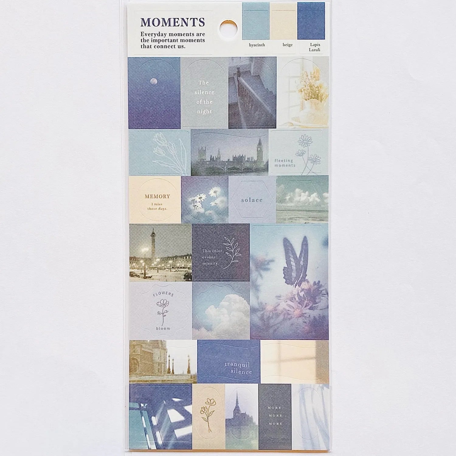 Mind Wave Stickers - Moments Navy Stickers