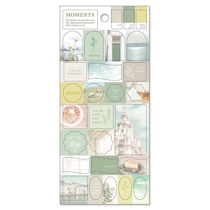 Mind Wave Stickers - Moments Green Stickers