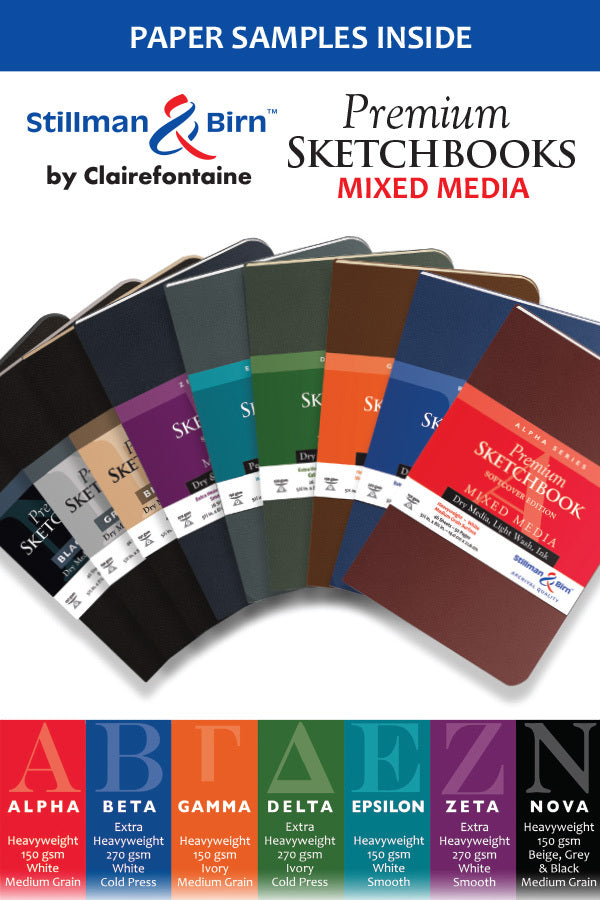 Stillman & Birn (clairefontaine) Paper Sampler 4x6" Sheets