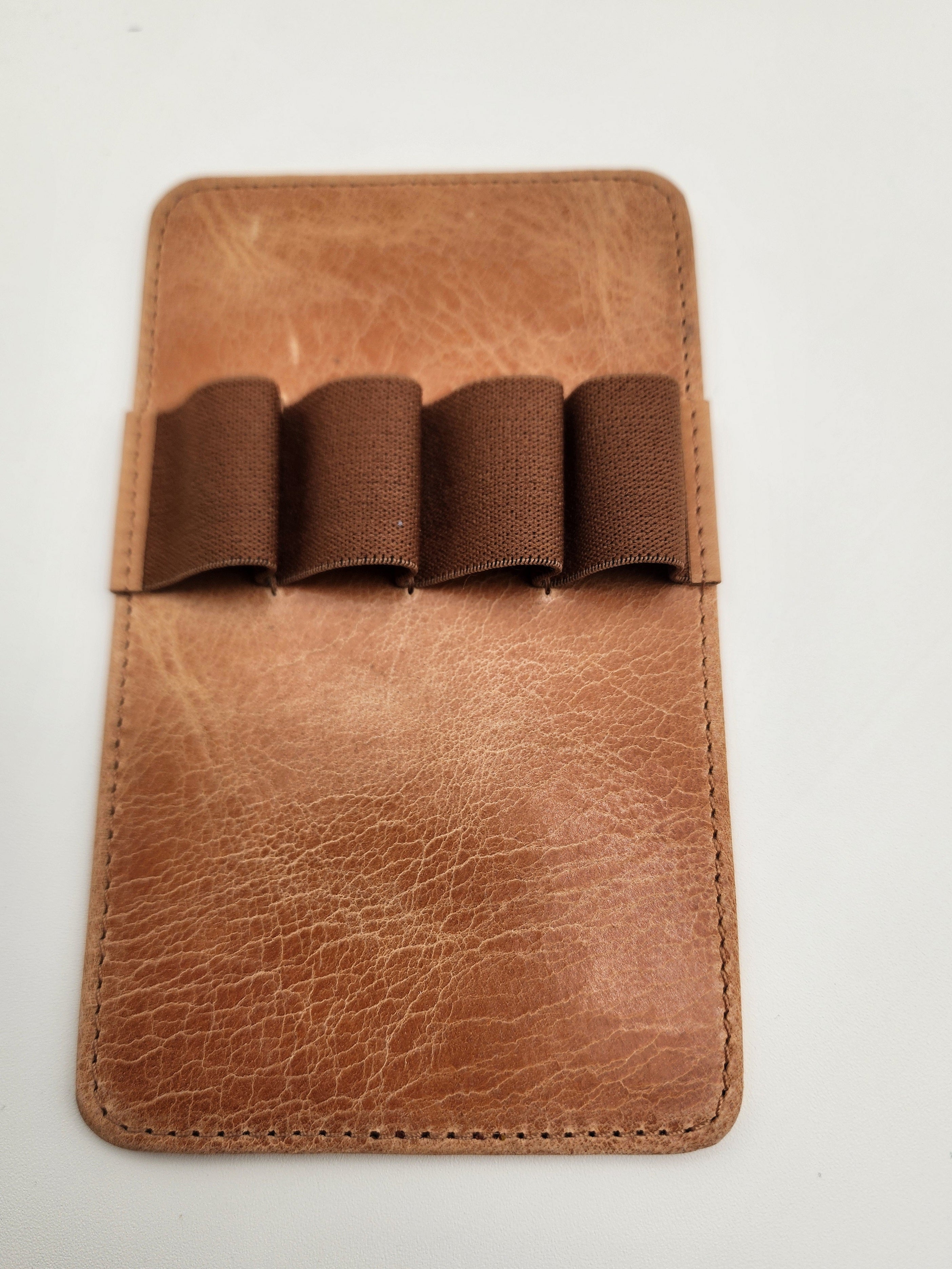 Galen Leather Co. Replacement Leather 4 Slot Pen Insert - Crazy Horse