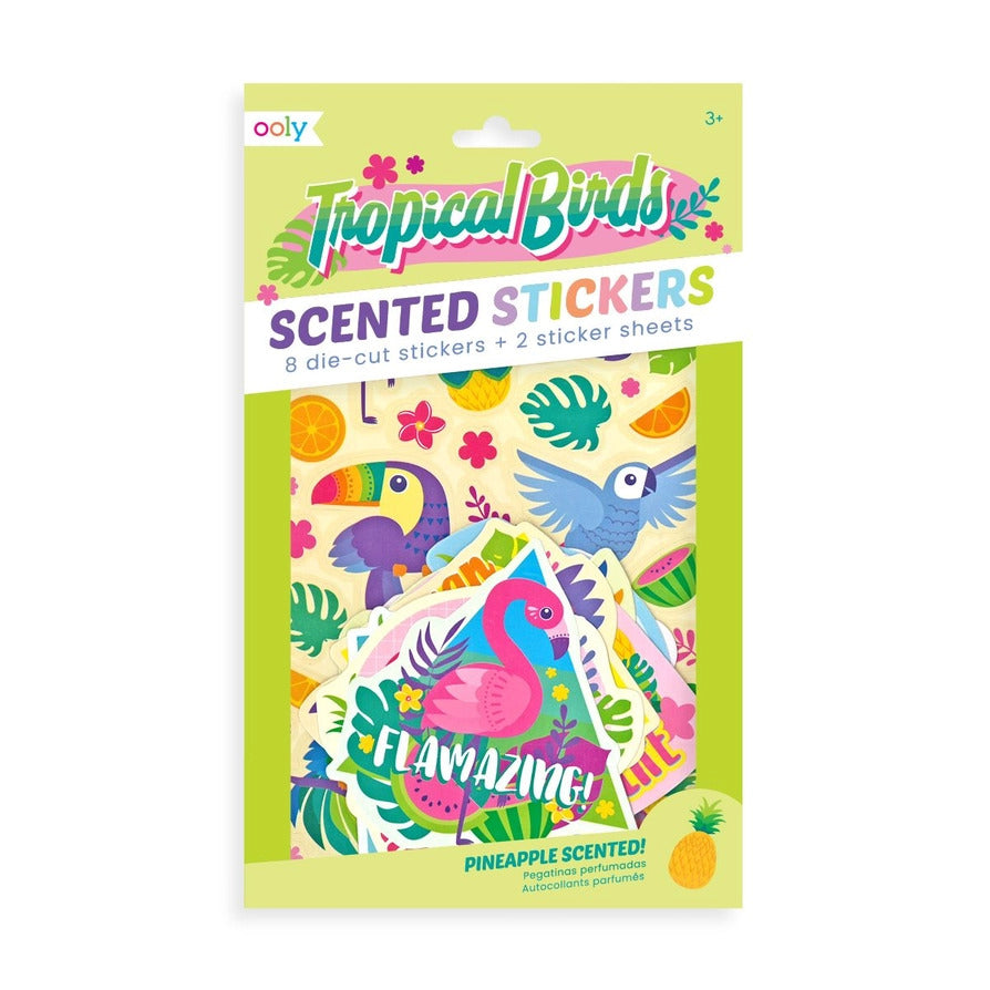 Ooly Stickiville - Tropical Birds Scented Stickers