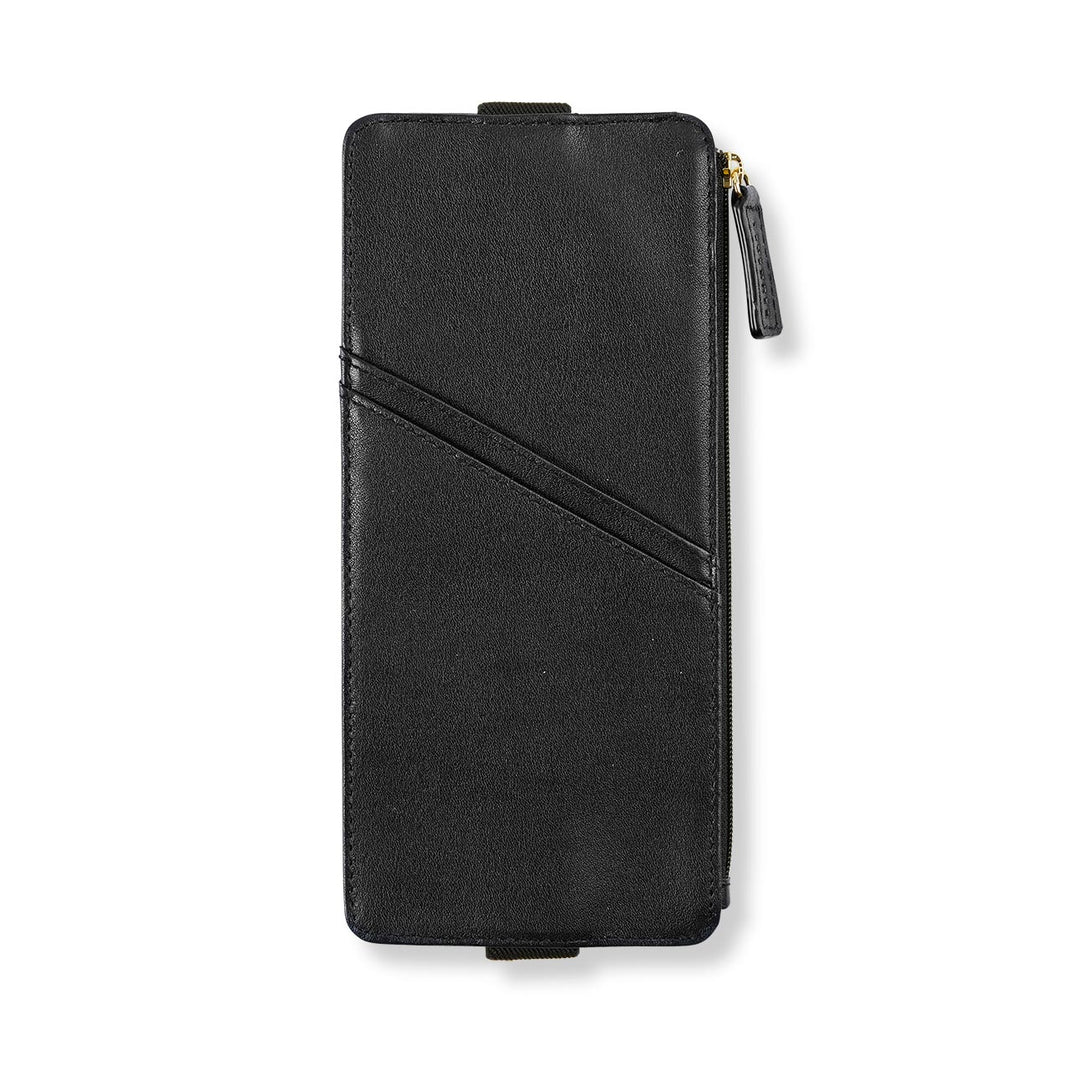 Levenger Leather Zip-Pocket Notebook Belt