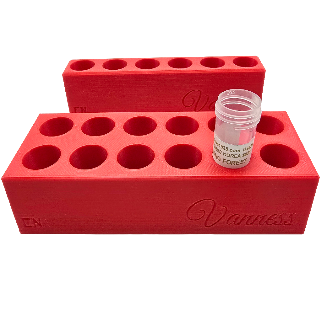 Vanness Ink Sample Storage 12 Vial Holder
