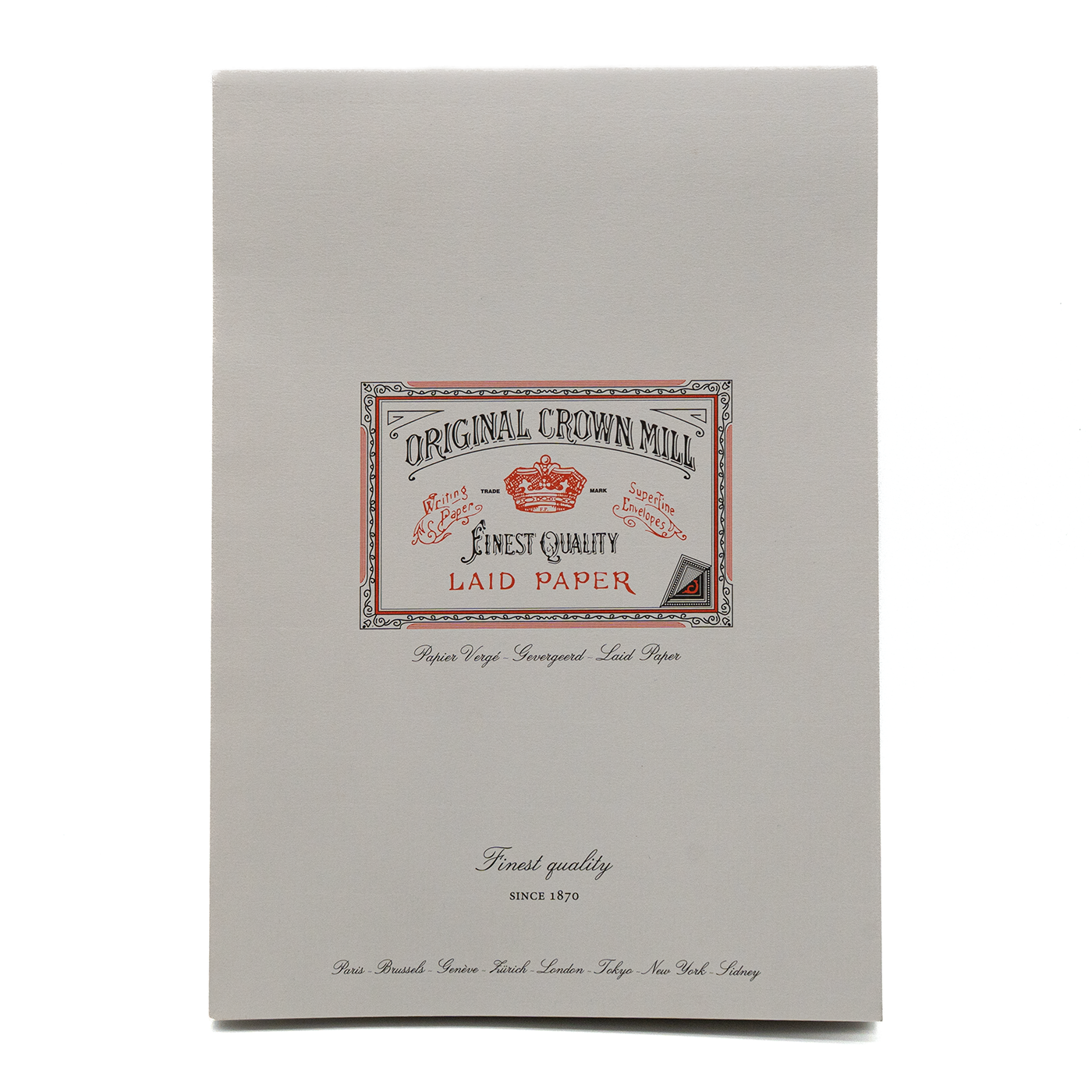 Original Crown Mill A4 Topbound Classic Laid Paper