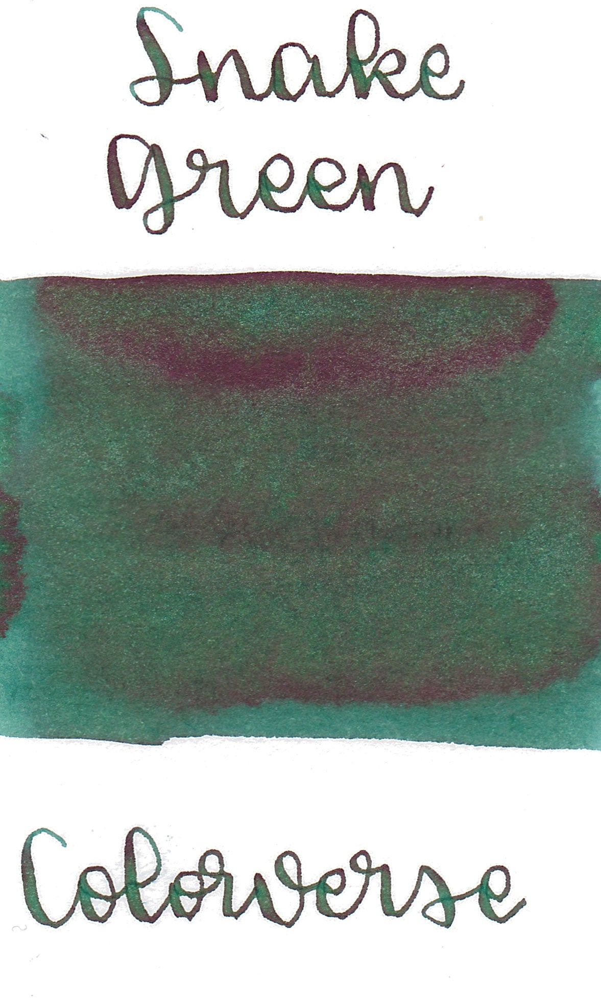 Colorverse 2025 Blue Green Snake Glistening Green