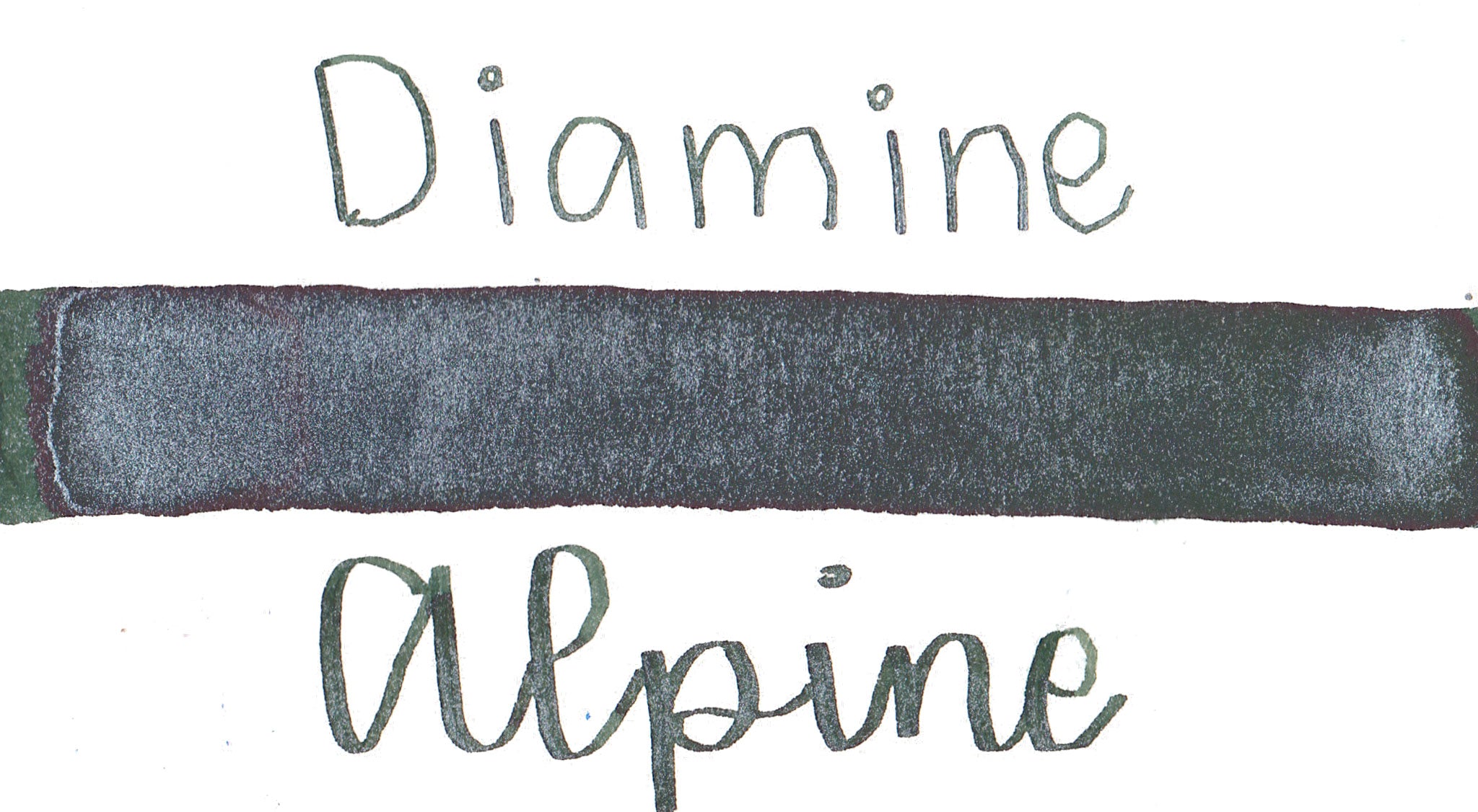 Diamine Green Edition Shimmer Ink - Alpine