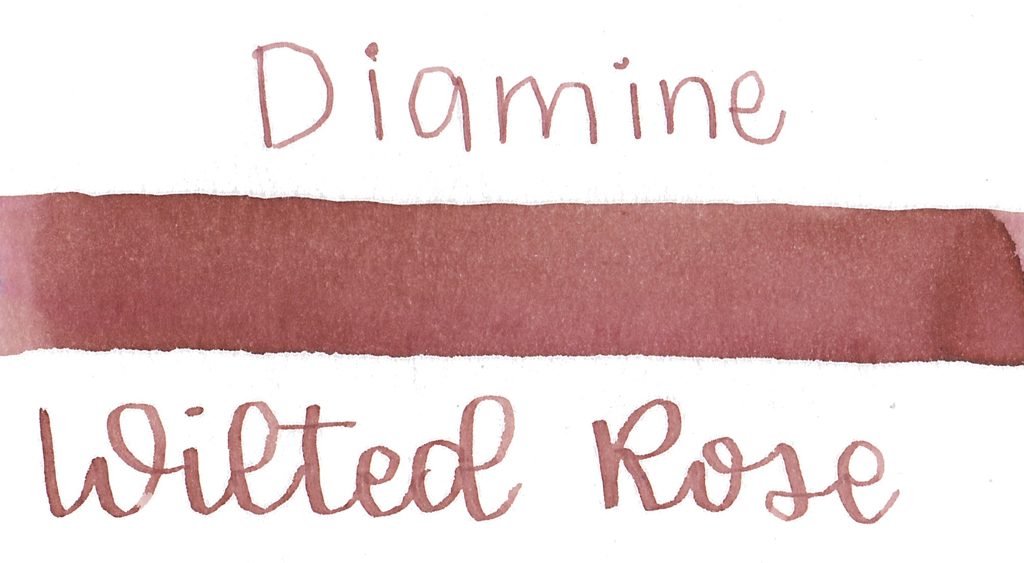 Diamine Black Edition Wilted Rose Ink