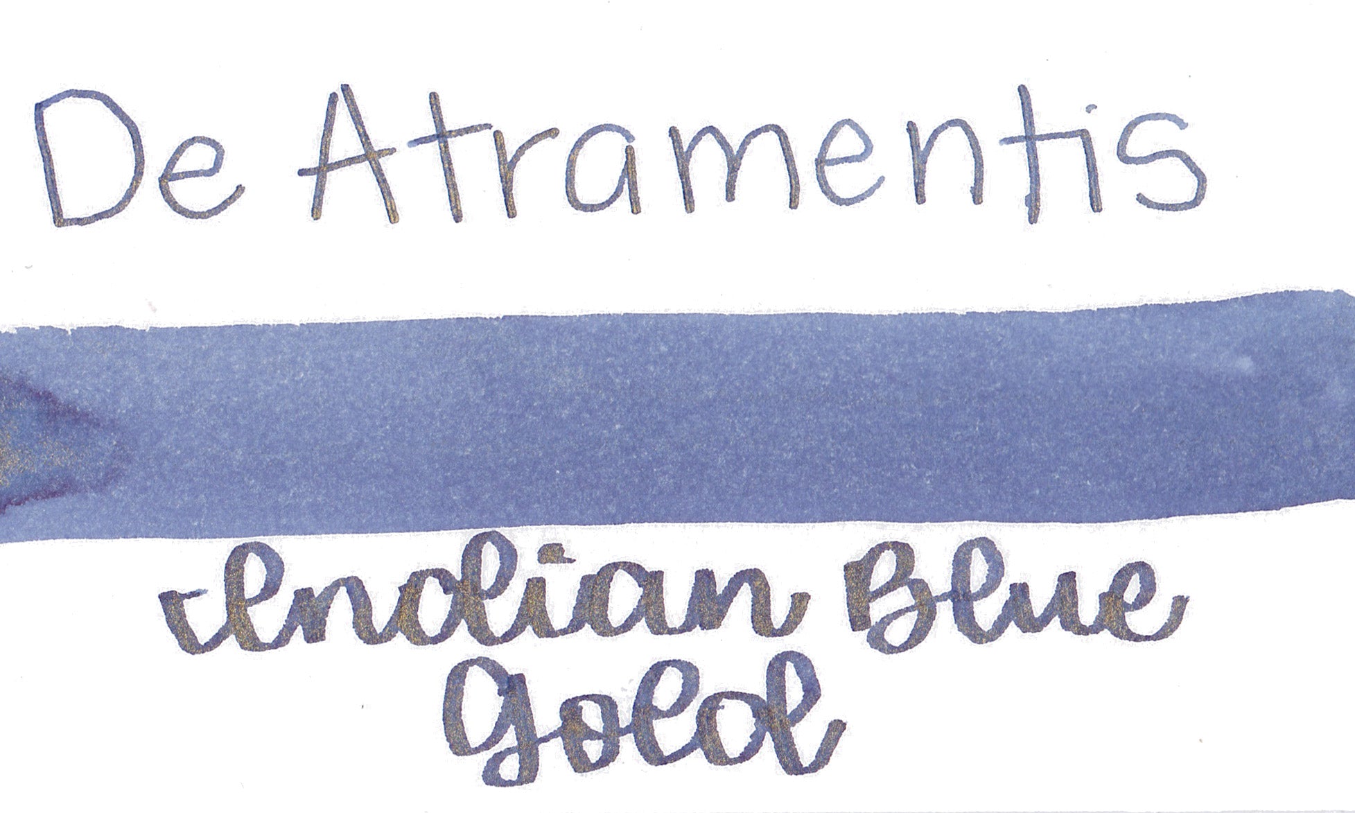 De Atramentis Pearlescent Indian Blue Gold