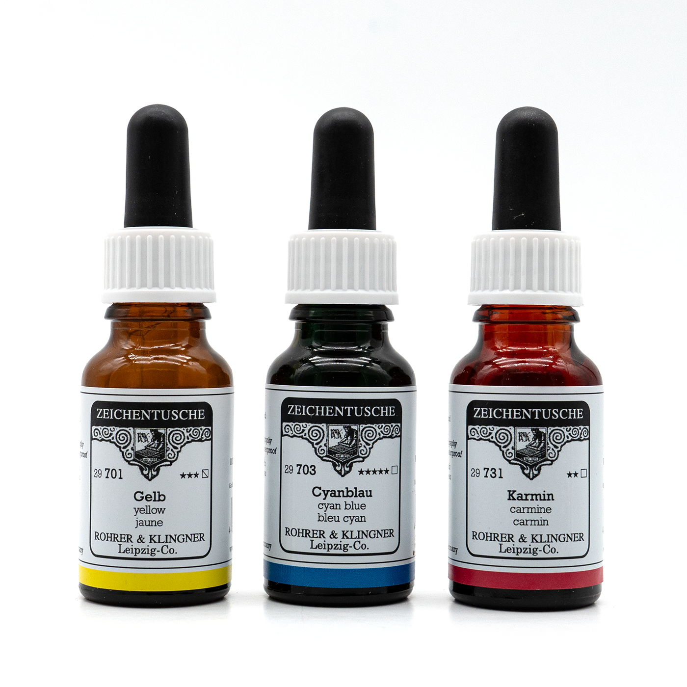 Rohrer & Klingner 29 Range Calligraphy Ink NOT FOR FOUNTAIN PENS