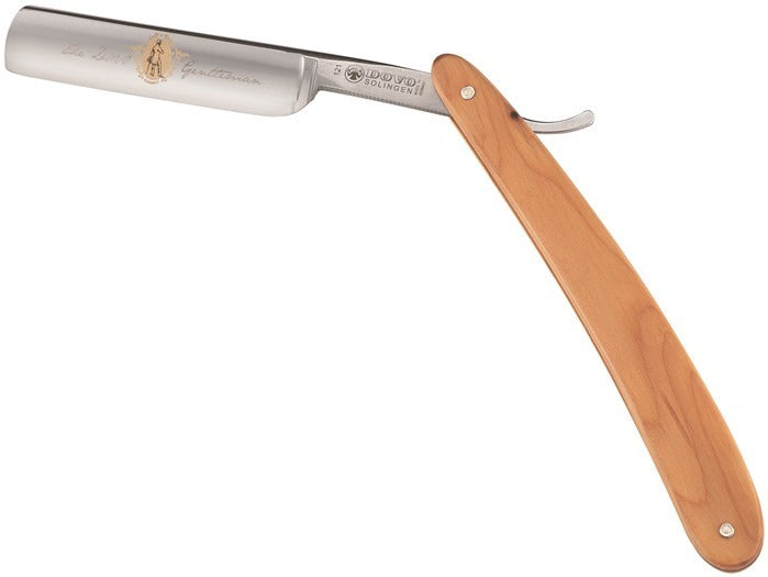 Colonel Conk Dovo Straight Razor w/ Yew Wood Handle
