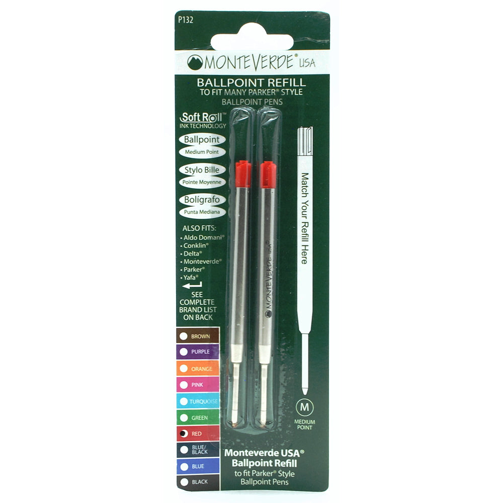 Monteverde Parker Style Red Ballpoint Refill