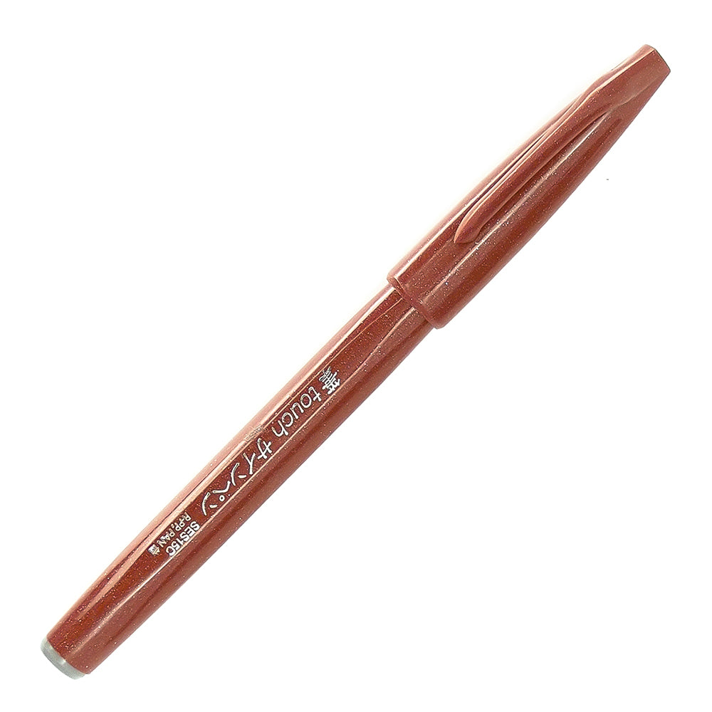 Pentel Sign Pen Brush Brown
