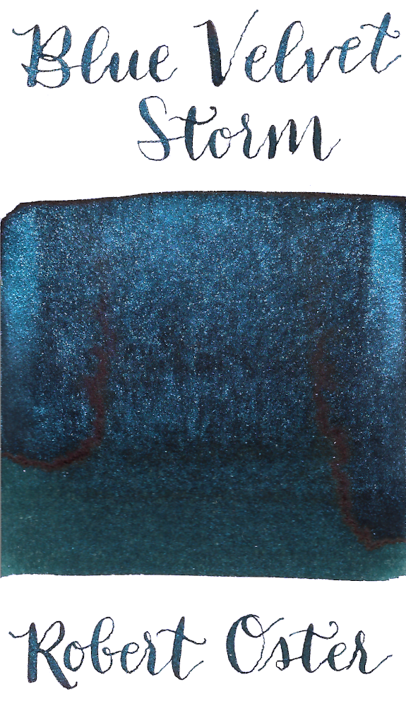 Robert Oster Shake & Shimmer Blue Velvet Storm