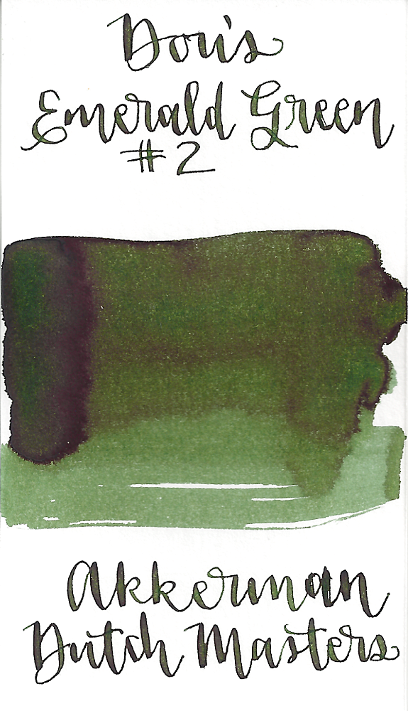 Akkerman Ink Dutch Masters 02 Dou's Emerald Green