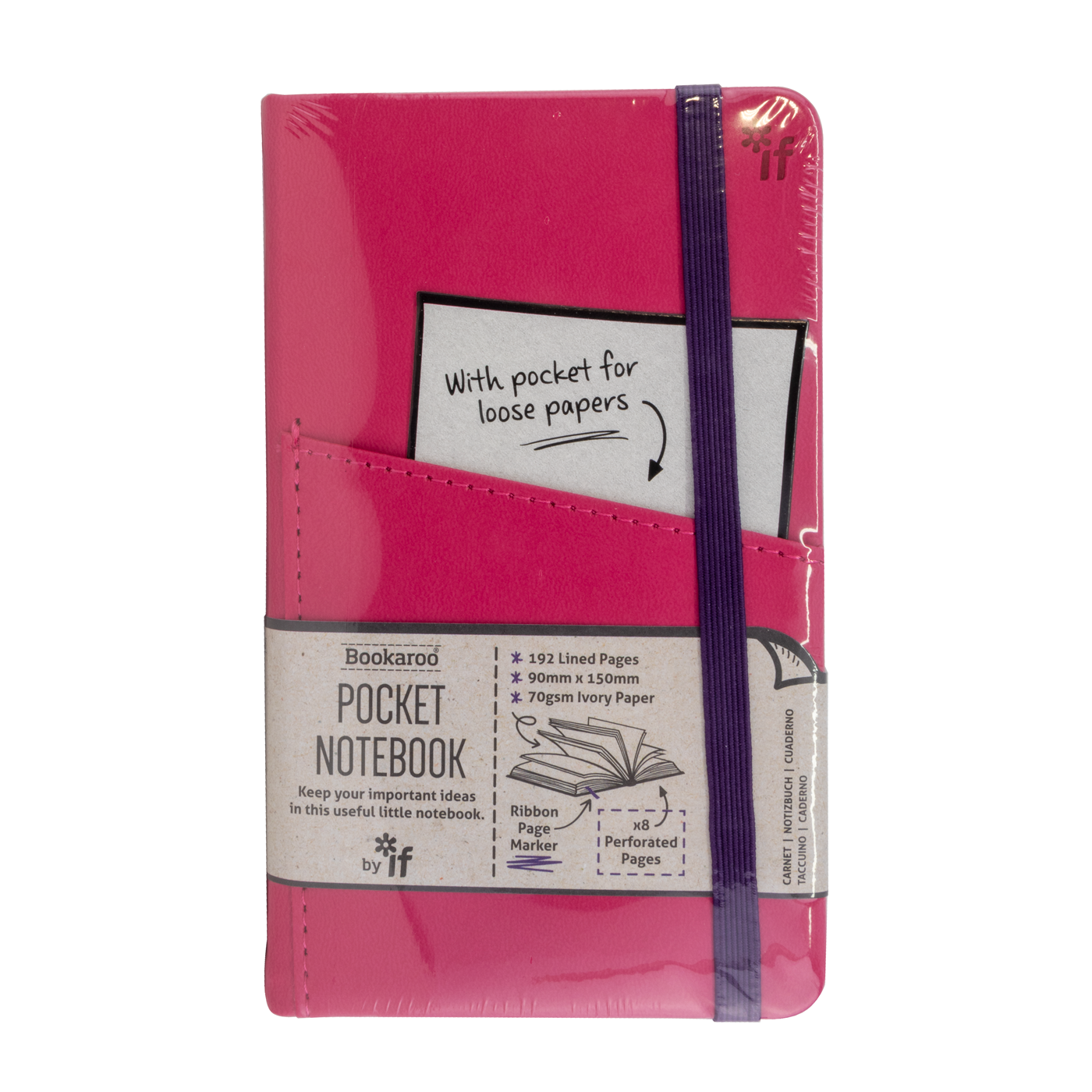 Hot Pink Notebook Paper