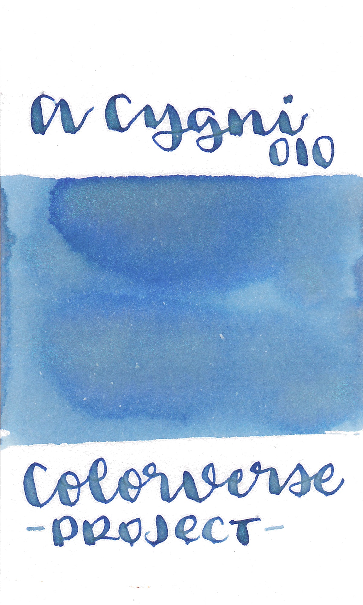 Colorverse Project No. 010 a Cygni Glistening