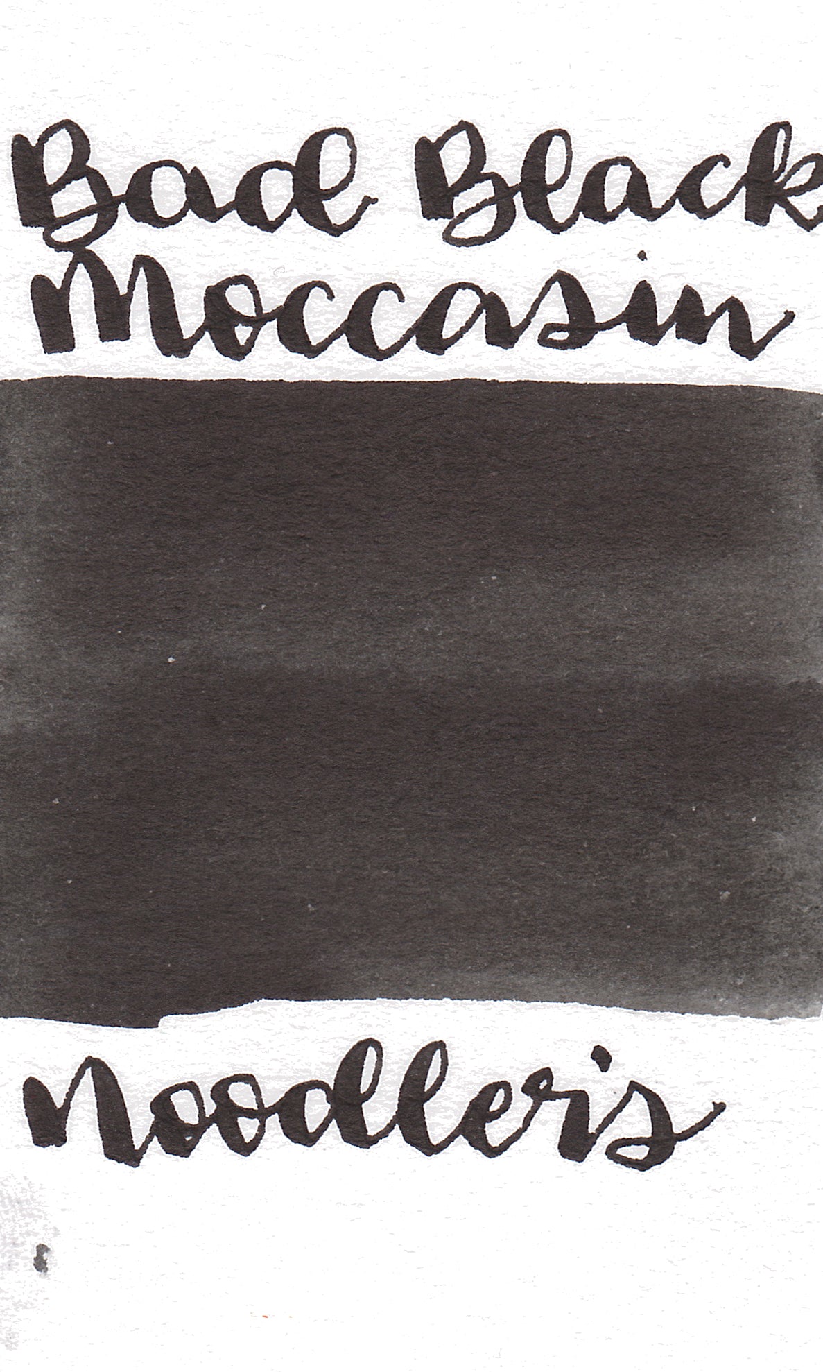 Noodler's Bad Black Moccasin