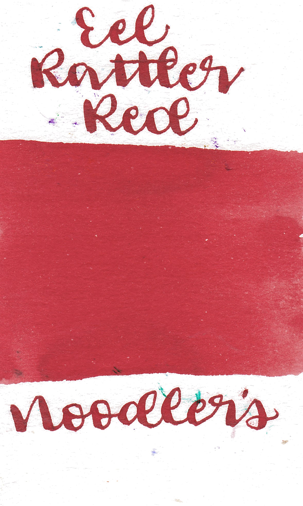 Noodler's Eel Rattler Red